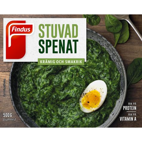 Stuvad Spenat Fryst Findus, 500g | Nätmat